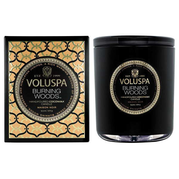 Свеча ароматическая VOLUSPA "Горящее дерево", 10 см, 1 шт купить по ...