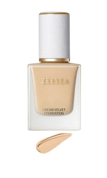 Zeesea Тональная основа Cream Velvet Liquid Foundation тон 02 Natural ...