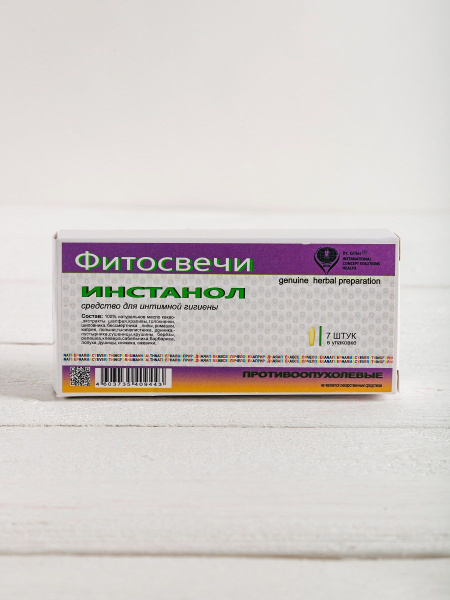 Фитосвечи "Инстанол" при кистах, фибриоме, раке груди, аденоме простаты ...