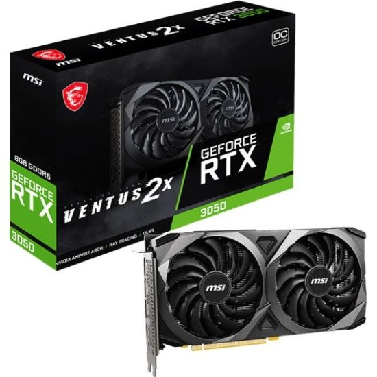 Видеокарта MSI GeForce RTX 3050, 8 ГБ GDDR6 - купить по низким ценам в ...