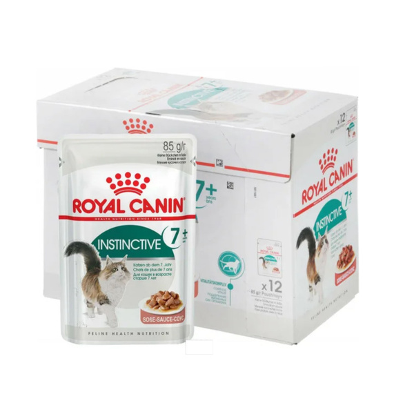 Royal Canin Instinctive 7+ (соус) Влажный корм для кошек старше 7 лет ...