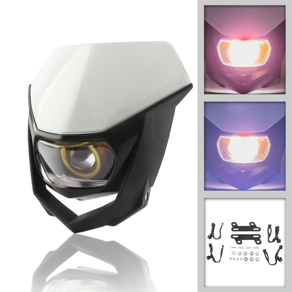 Светодиодная фара для мотоциклов эндуро для Yamaha Kawasaki Honda ...