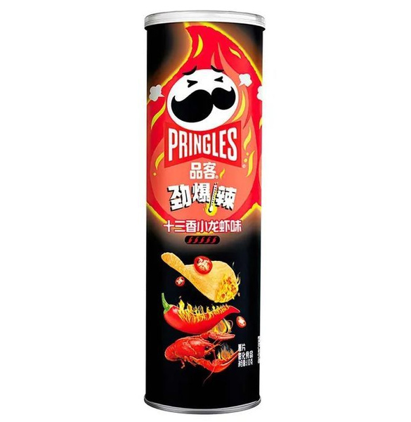Чипсы Pringles со вкусом ОСТРЫЙ КРАБ Spicy Crayfish 110 грамм ...
