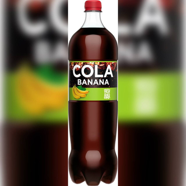 Напиток FRESH BAR "Cola Banana" со вкусом колы и банана, сильно ...