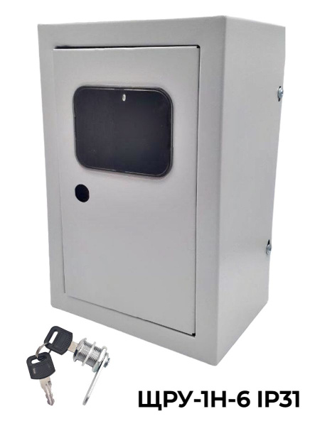 Щит учетно-распределительный ЩРУ-1H-6 IP31 - купить по выгодной цене в интернет-магазине OZON ...