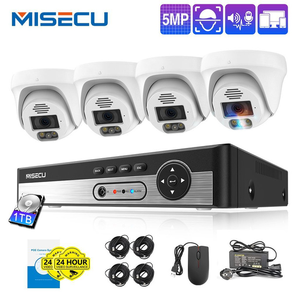 Система видеонаблюдения MISECU MI-6108K-2-DM27SP-AI-50G-1T 2880×1616 ...