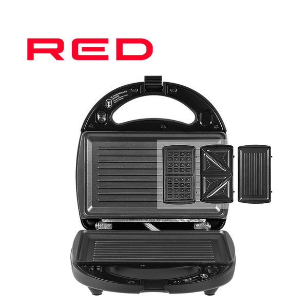 Вафельница RED solution Минипекарня RED RMB-611, черный - купить по выгодной цене в интернет ...