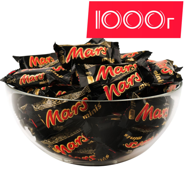 Шоколадные конфеты Mars Minis 1000г, Марс мини, минис - купить с ...