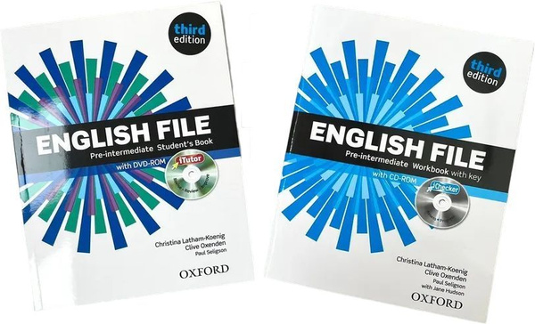 English File Pre-Intermediate (Third Edition) Student book + Workbook ...