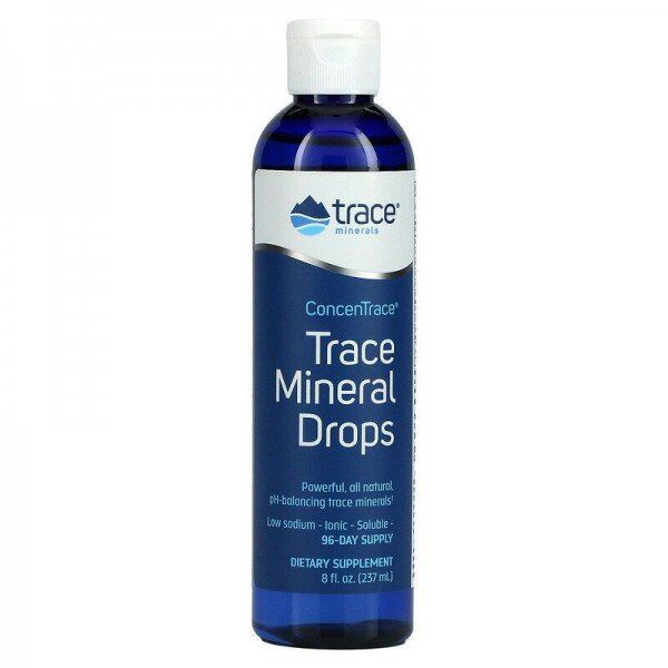 Trace Minerals ConcenTrace minerals drops, Отдельные минералы 236 ml ...