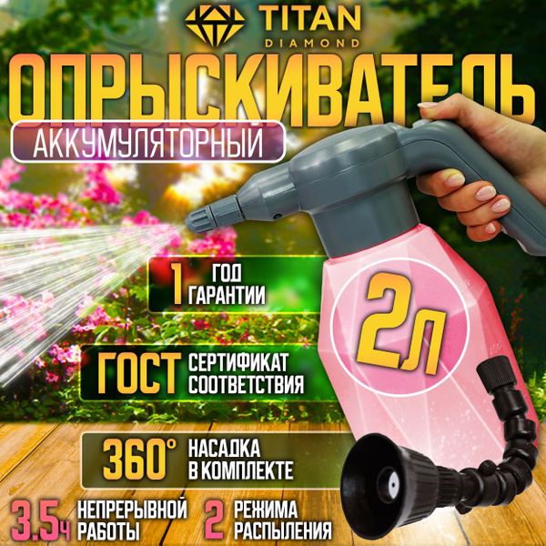 Опрыскиватель для растений TITAN DYNAMICS 1 шт, ABS пластик - купить по выгодной цене в интернет ...