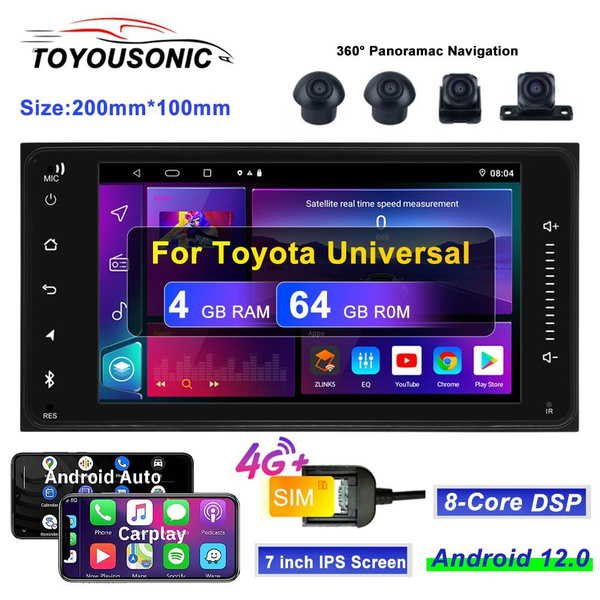 TOYOUSONIC Автомагнитола, диагональ: 7", 2 DIN, 4ГБ/64ГБ купить на OZON по низкой цене (1155108516)