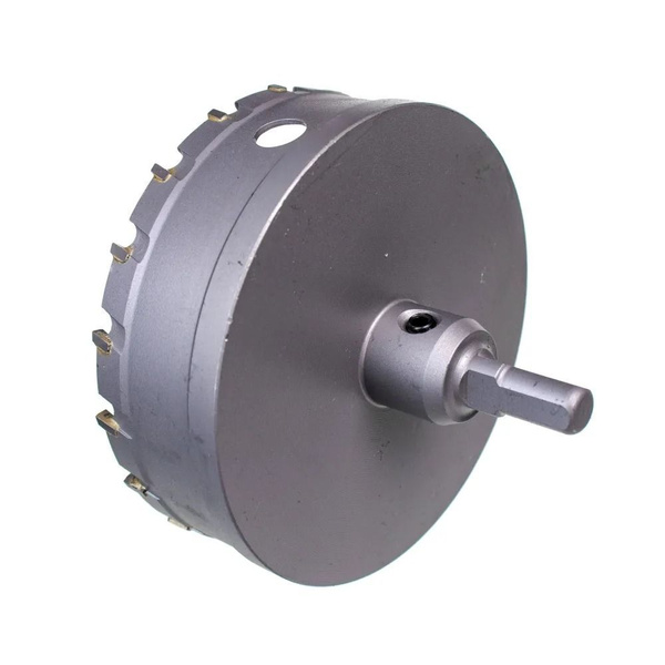 Коронка по металлу с победитом ADM TOOLS 132 мм - купить с доставкой по выгодным ценам в ...