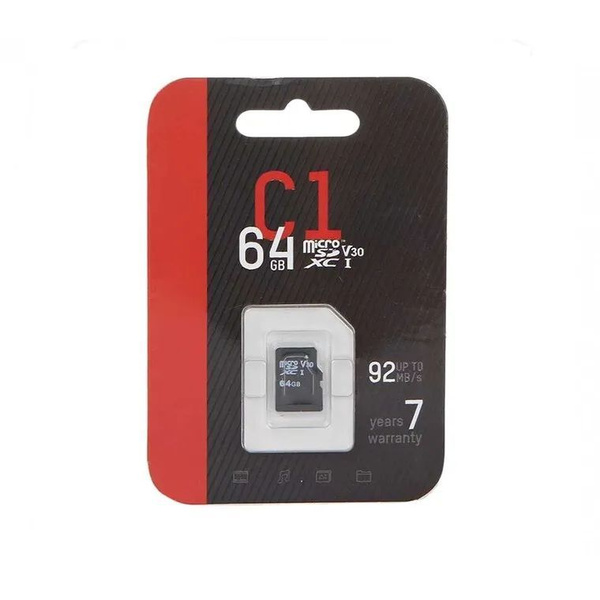 Карта памяти MicroSDHC 64Gb Хиквижн Class 10 без адаптера 64 ГБ ...