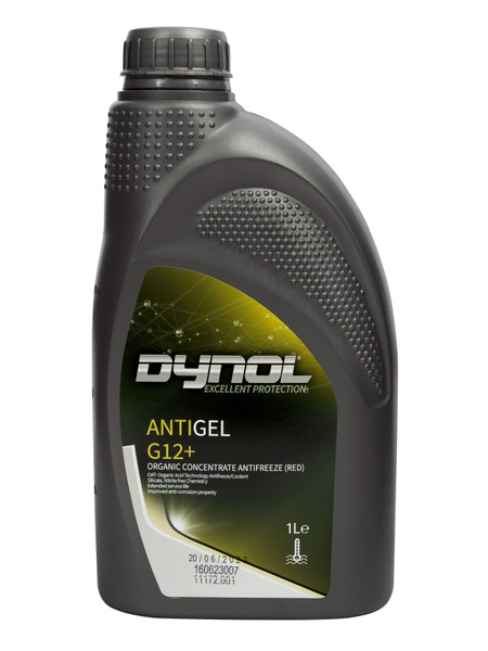 DYNOL ANTIGEL G12+ Organic Concentrate (Red), антифриз (концентрат),1л ...