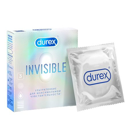 Презервативы дюрекс Invisible 3 - купить с доставкой по выгодным ценам ...