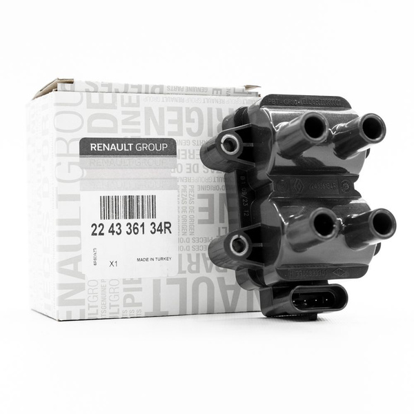 Катушка зажигания 224336134r Renault 8V (1.2-1.6i 8V D7F/K7J/K7M) для а/м Renault Logan, Clio ...