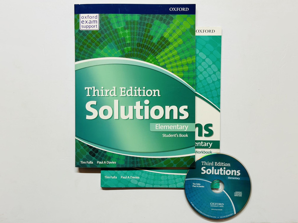 Solutions Elementary Third Edition Комплект: Student's Book + Workbook + Диск | Falla Tim купить ...