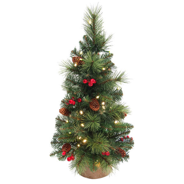 Искуственная Елка Настольная National Tree Company Эвридей с лампочками ...