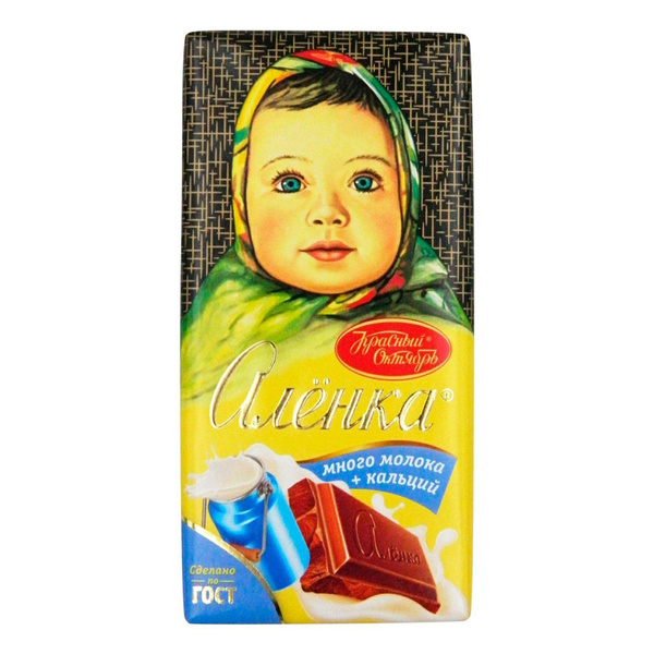 Шоколад Аленка Много молока молочный 90 г купить с доставкой по