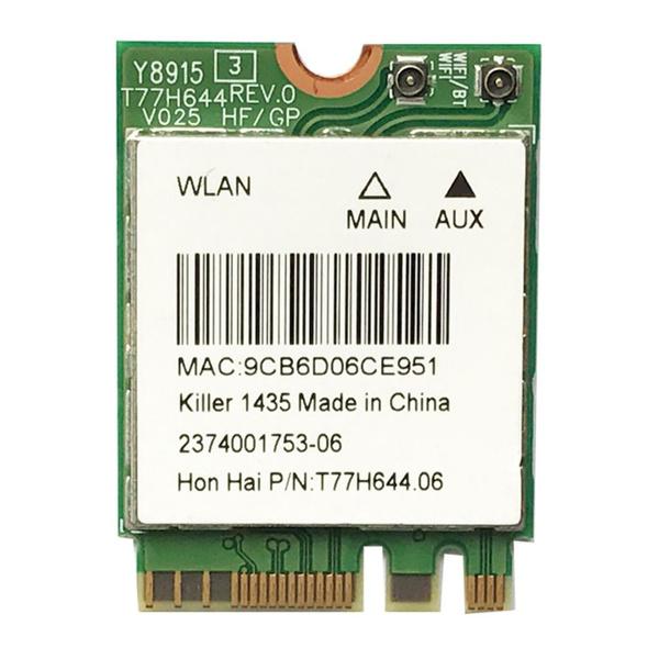 Карта Wi-Fi Killer 1435 1435AC M.2 / NGFF- 1200M, совместимая с ...