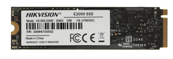 2 ТБ Внутренний SSD-диск Hikvision E2000 HS-SSD-E2000/2048G Hiksemi ...
