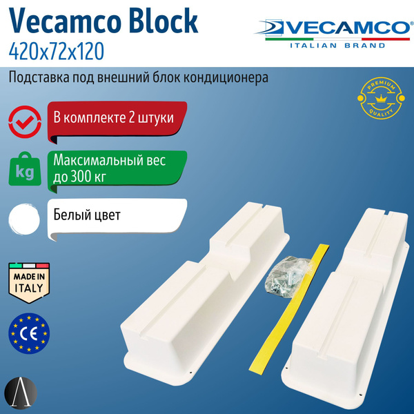 Подставка под кондиционер Vecamco Block 420х72х120 (комплект 2 шт ...