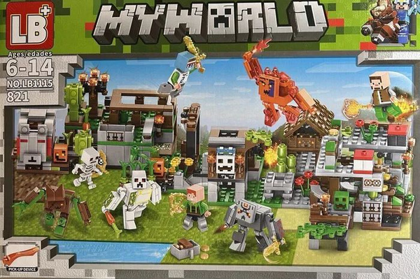 Конструктор Майнкрафт My World 1115(совместим с Конструктором Лего ...