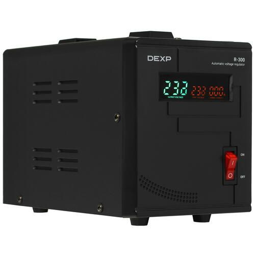 Стабилизатор напряжения DEXP R-300 140 В - 260 В, 500 ВА, 0.3 кВт, 50 ...