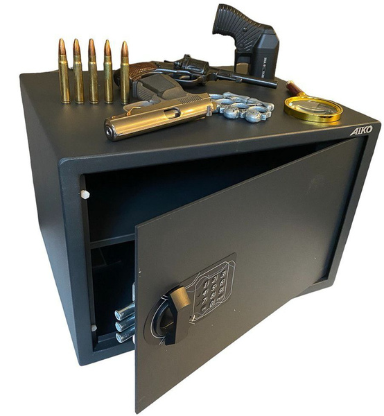 Сейф для дома AIKO L-12D (TM-30 EL), электронный замок, 30x44x35.5 см помещается формат А-4 ...