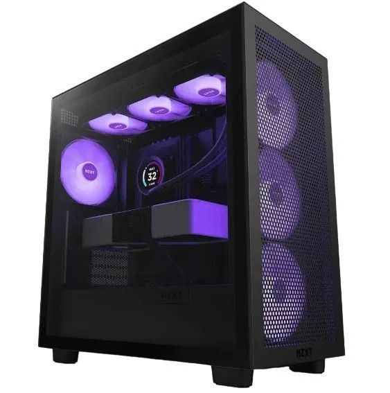 Nzxt Компьютерный корпус H7 Flow Rgb Window Mini Itx черный H7 Flow