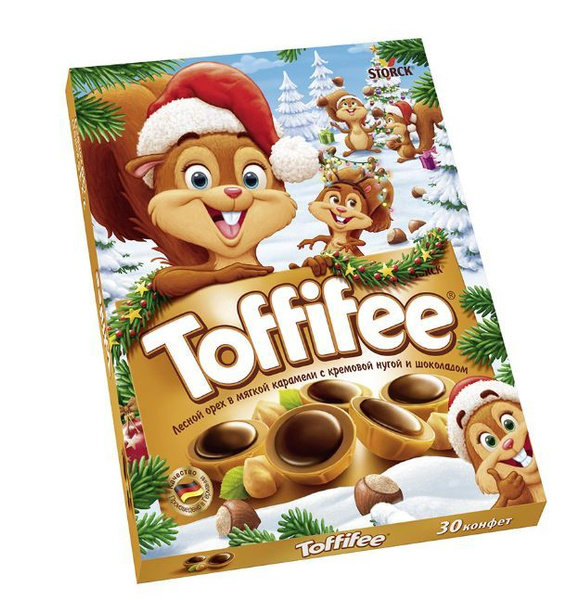 Конфеты Toffifee "Санта/Воздушный шар" 250 г Германия - купить с ...