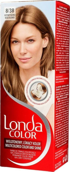 Cтойкая крем-краска для волос Londa Color 8/38 бежевый блонд купить на ...