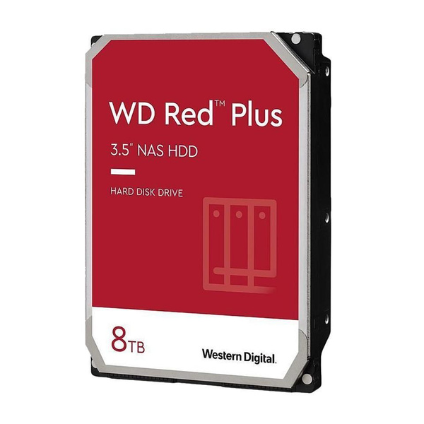 8 ТБ Внутренний жесткий диск Western Digital red plus WD80EFZZ (red ...