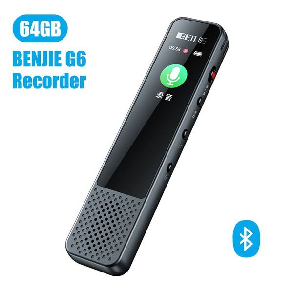 Диктофон BENJIE Bluetooth-диктофон G6 со встроенным динамиком 8G 16G ...