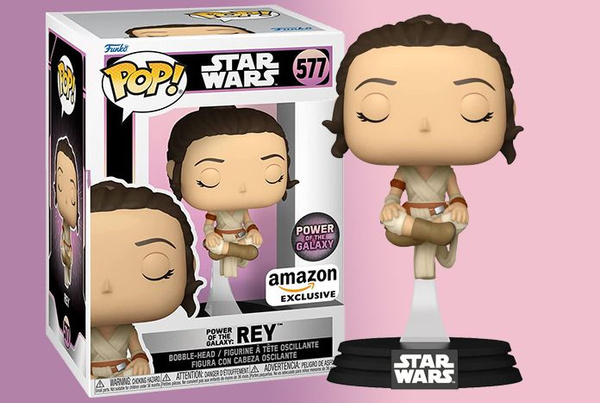 Фигурка Funko Pop! Star Wars: Rey (Мятая коробка (Стикер Amazon (Рей ...
