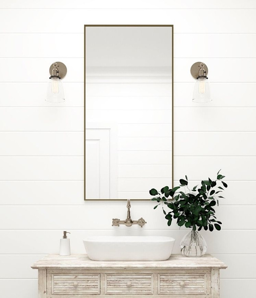 Зеркало для ванной TODA ALMA "Ванная Пархко", 139 см х 49 см - купить по выгодным ценам в ...