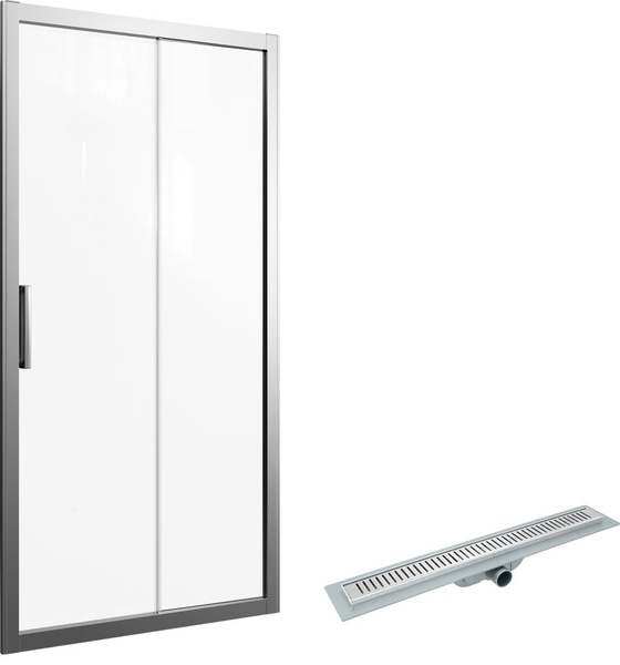 Душевое ограждение STWORKI 100х6х200 см арт 594704 - купить по выгодной цене в интернет-магазине ...