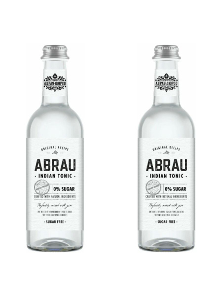Газированный напиток Abrau Indian Tonic / Индиан Тоник Zero 375мл х 2шт ...