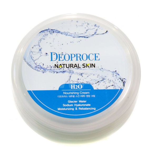 Deoproce Natural Skin H2O Nourishing Cream увлажняющий крем для лица и ...