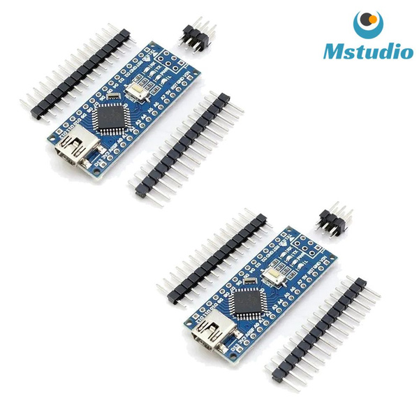 2 шт Плата Arduino Nano V3 0 Mini Usb Atmega328p Ch340 не запаяна