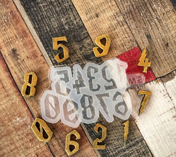 Силиконовый молд, молд для шоколада "Цифры Гарри" - купить с доставкой ...