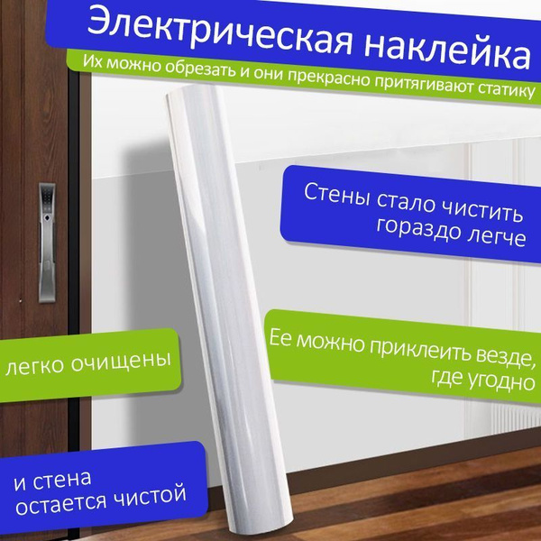 Пленка защитная статическая для кухни и стен, фартук для кухни на стену ...