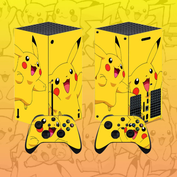 Наклейка на XBOX Series X Pikachu Пикачу / Защитная виниловая наклейка ...