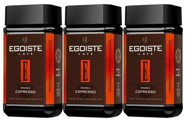 Кофе растворимый Egoiste Double Espresso, 100 гр. ст., 3шт - купить с ...