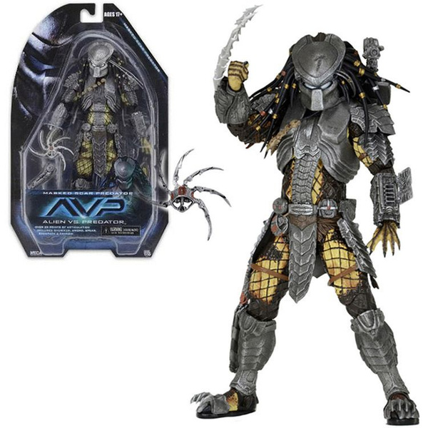 NECA Predator 15 Wave Cat Face Celtic Posable 7-дюймовая модель фигурки ...