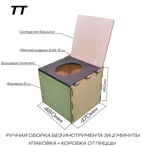 Туристический Трон Биотуалет - купить с доставкой по выгодным ценам в ...