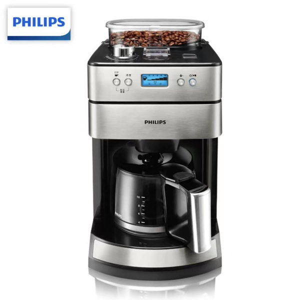 Автоматическая кофемашина PHILIPS AVENT HD7751, серый металлик купить ...