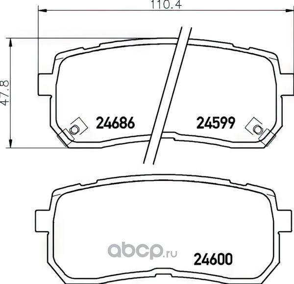 Колодки тормозные Nisshinbo NP6033 Задние - купить по низким ценам в ...
