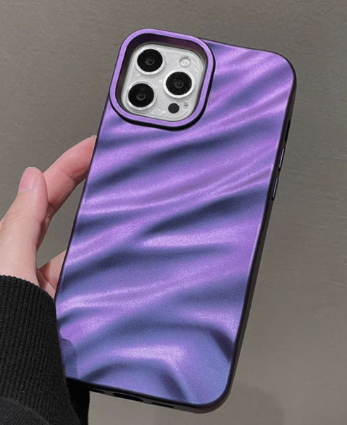 Стильный фиолетовый чехол на iPhone 14 Pro max - купить с доставкой по ...